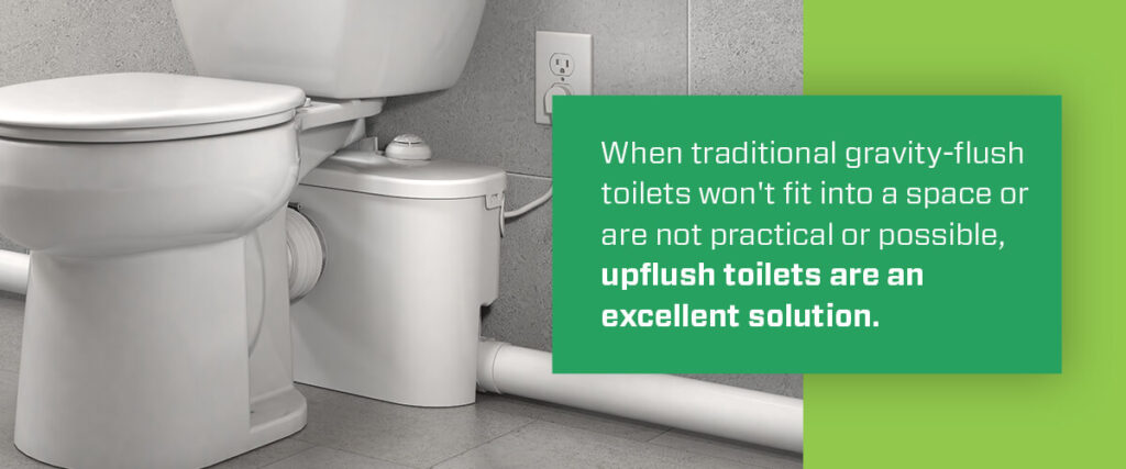 What Are the Benefits of an Upflush Toilet System?
