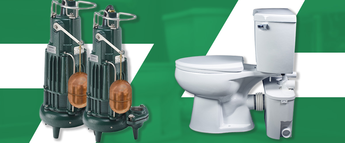 Sewage Ejectors vs. Above-Floor Plumbing