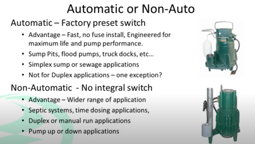 Automatic vs. Non-automatic Pumps