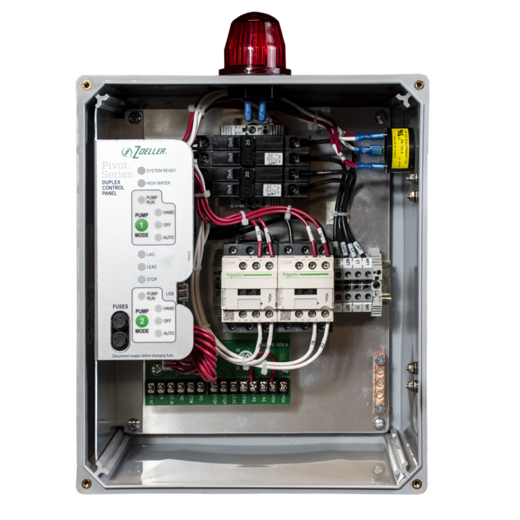 Duplex Pivot Control Panel, 7-15 Amps