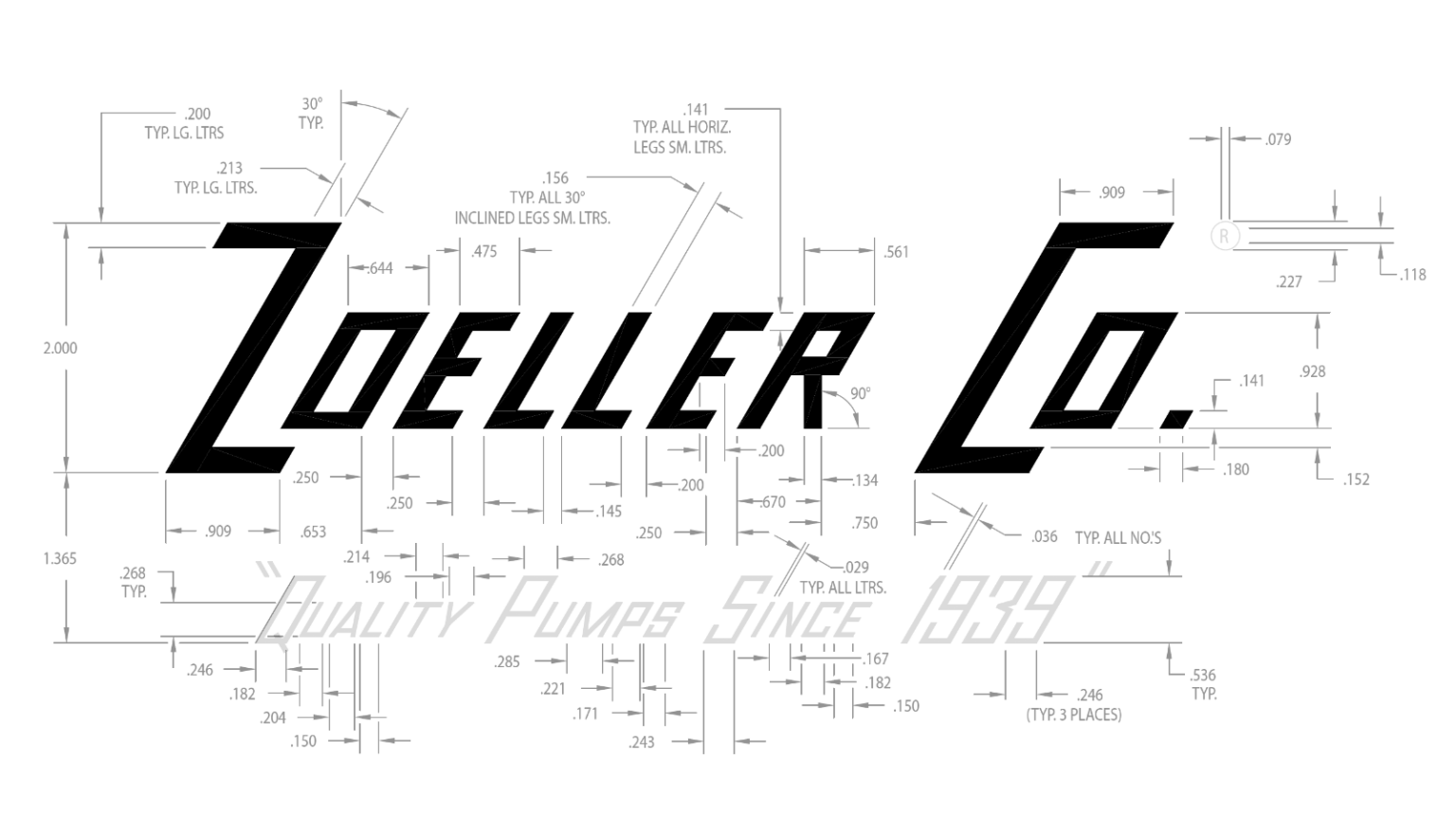 徽标历史 - Zoeller 泵公司